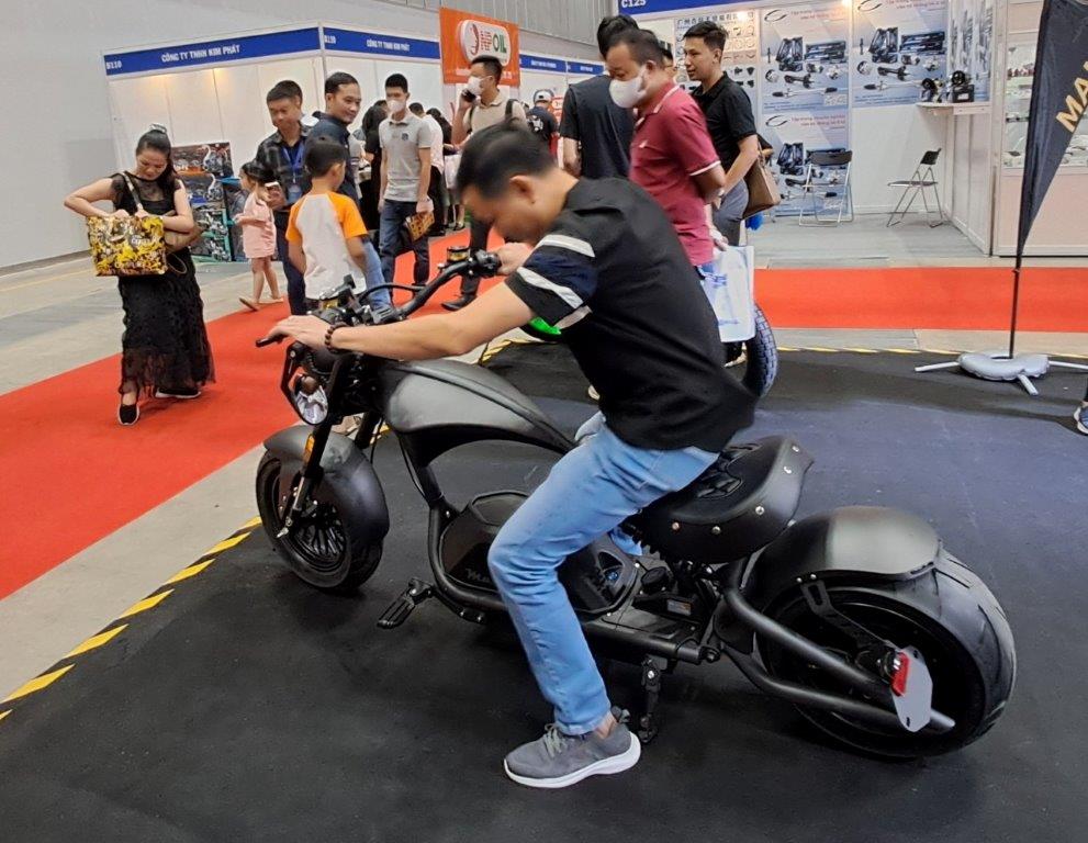 Ngắm loạt xe máy điện “hàng độc” tại triển lãm Autotech 2024 ở TP.HCM